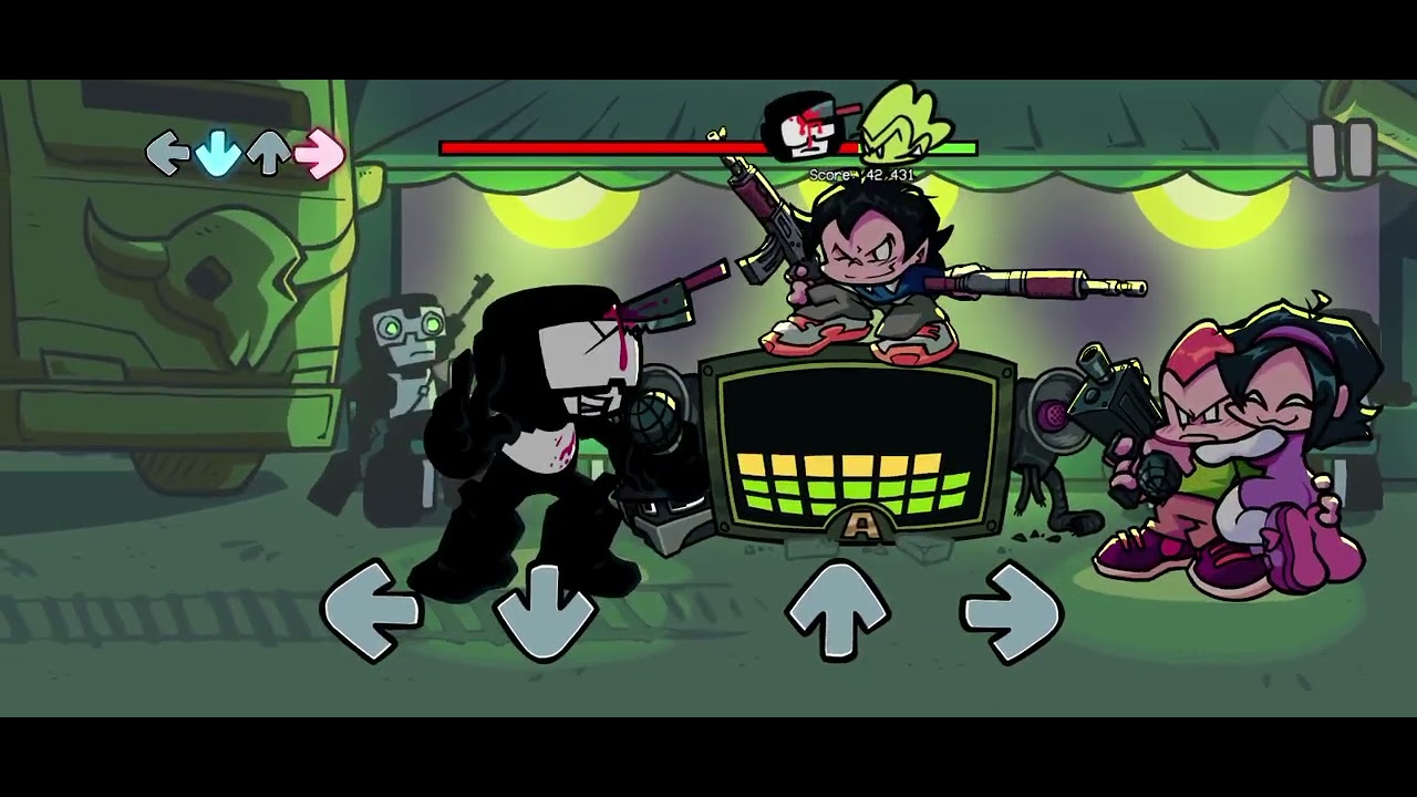 NIVEL STREES DE TACMAN EN FRIDAY NIGHT FUNKIN EN PICO MIX - YouTube