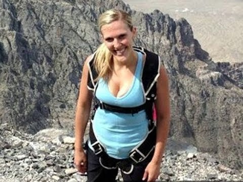 Newlywed Clayton Butler watches as wife Amber Bellows base jumps to her death - YouTube