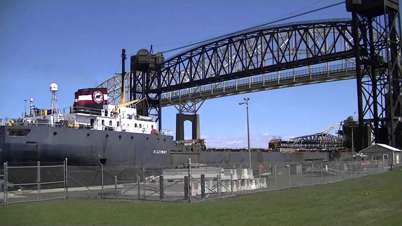 Algoway Downbound May 2013 International Bridge Great Lakes Freighter ...