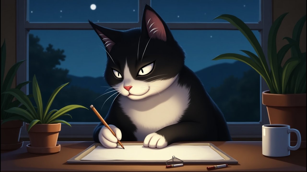 My Cat Wrote A 100 Page Thesis Overnight - YouTube