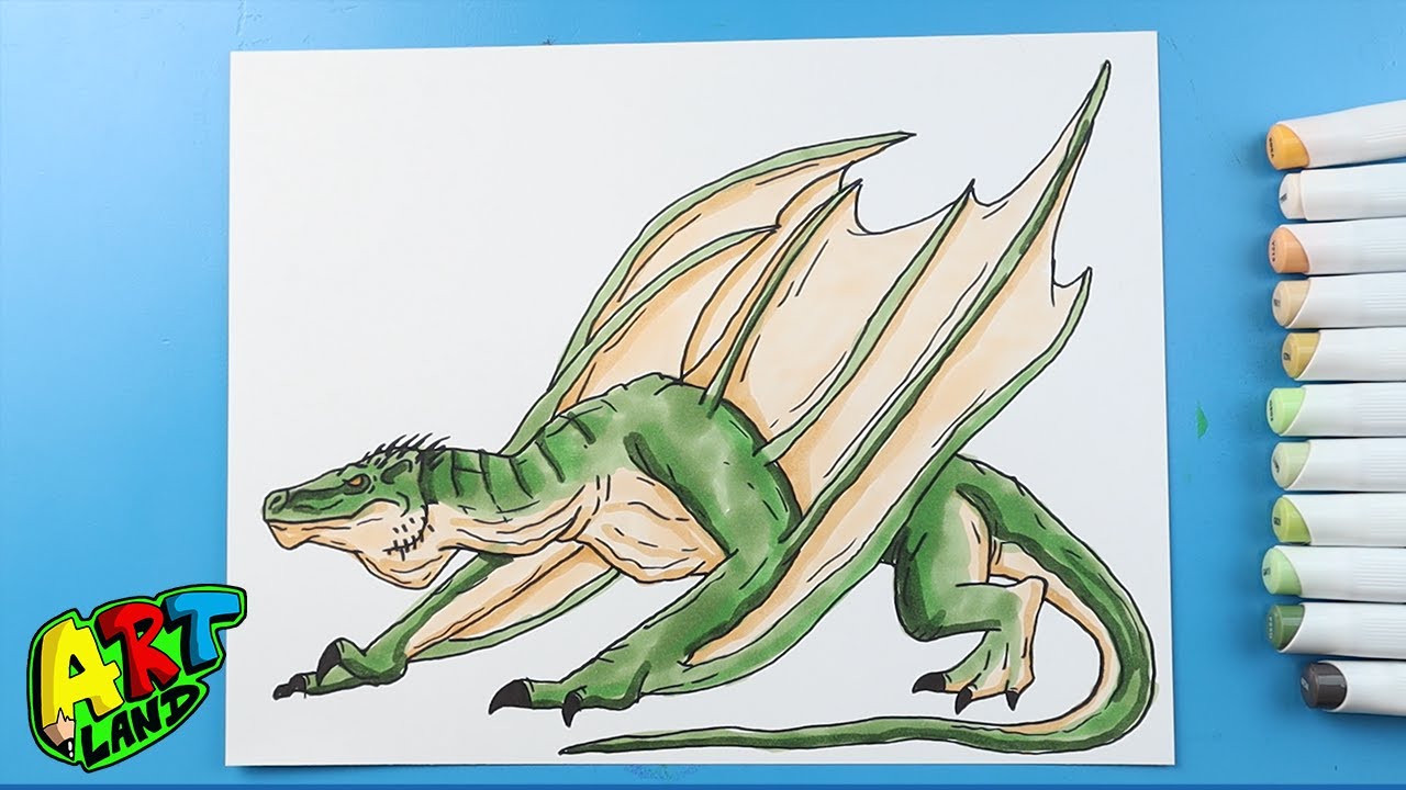 How to Draw Vhagar - YouTube