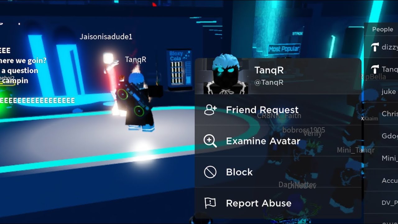Getting in TanqR’s game in Roblox - YouTube