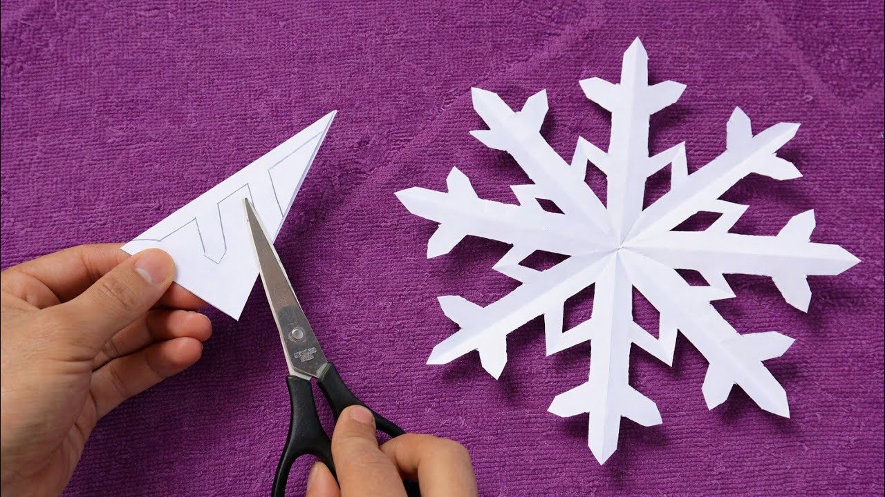 Paper Snowflakes ️ How to make Snowflakes out of paper - YouTube