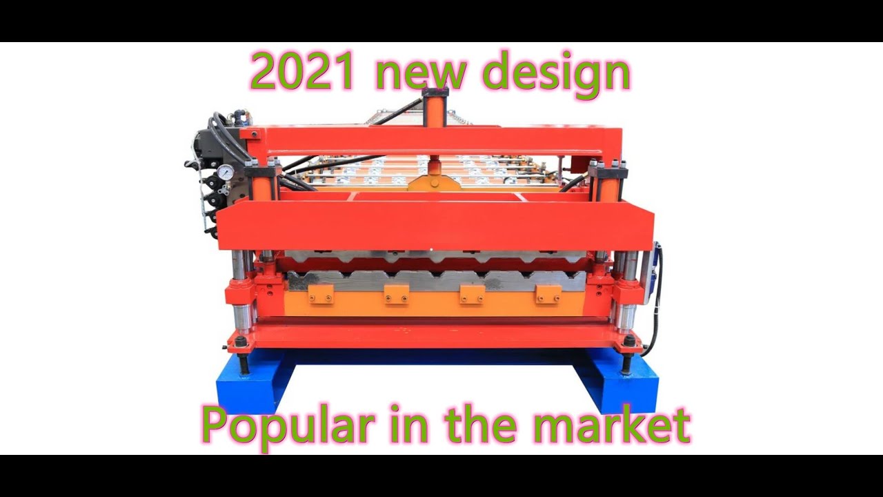 Metal steel roofing sheet roll forming machine video | roll forming ...