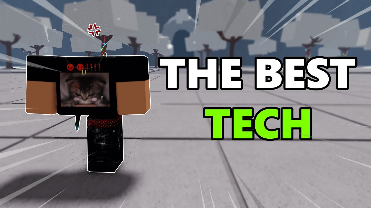 The Best TECH ever invented in The Strongest Battlegrounds - YouTube