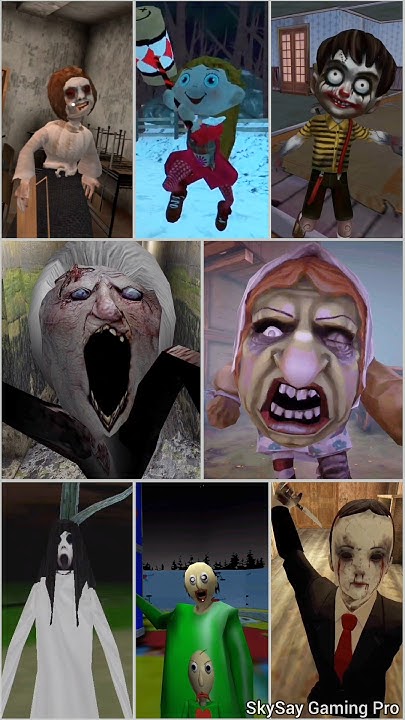 Jumpscare Battle! Dread Teacher Vs Scary Doll Vs Scary child Vs Spider Mom Vs Witch Vs ...