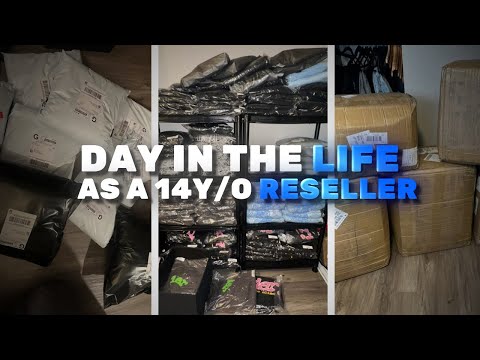 Day In The Life Of A 14 Year Old Reseller Making $5k/Mo ($4k RESTOCK)