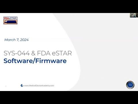 Software Validation Documentation for Medical Devices - FDA eSTAR - YouTube