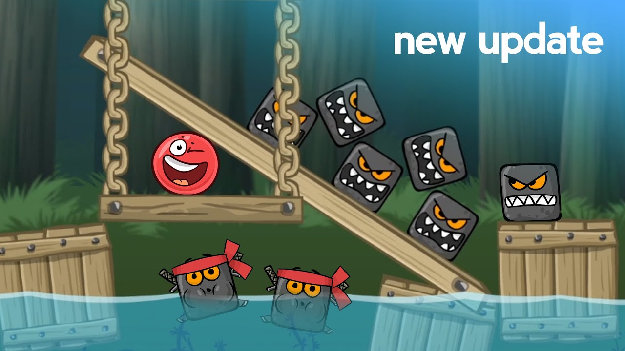 Red Ball Animation | Red Ball Takes on 100 Ninja Boxes in EPIC Jungle ...