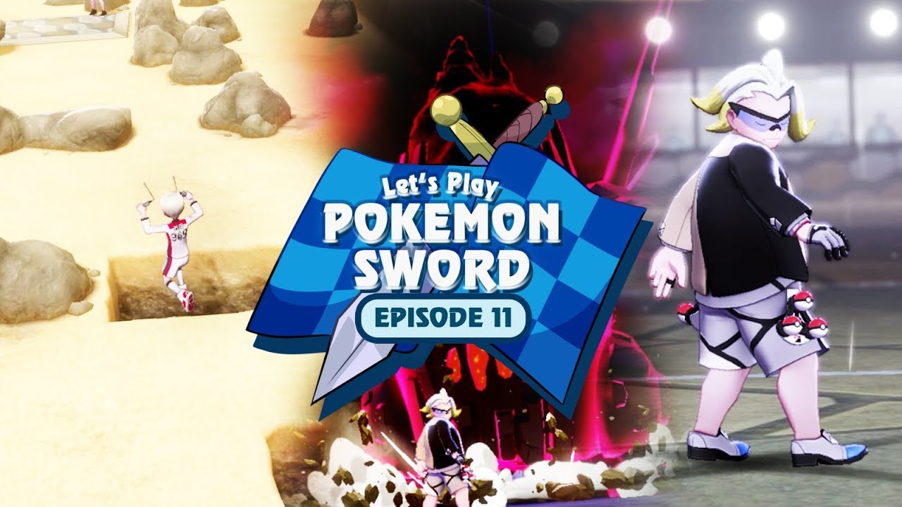 How to Beat Rock Gym Leader Gordie - Pokemon Sword Walkthrough Episode ...