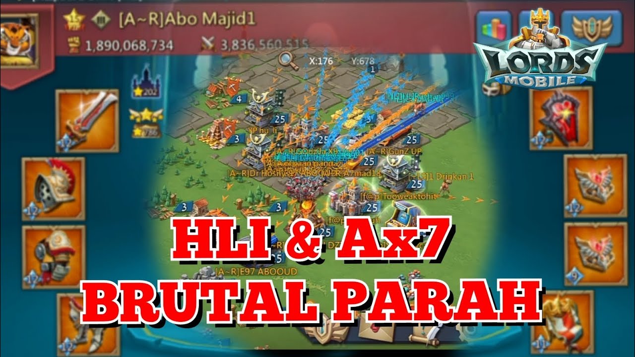 CRAZY WAR🔥1,8B ONLINE FULL ASTRA 12 AMBYAR!! #lordsmobile - YouTube