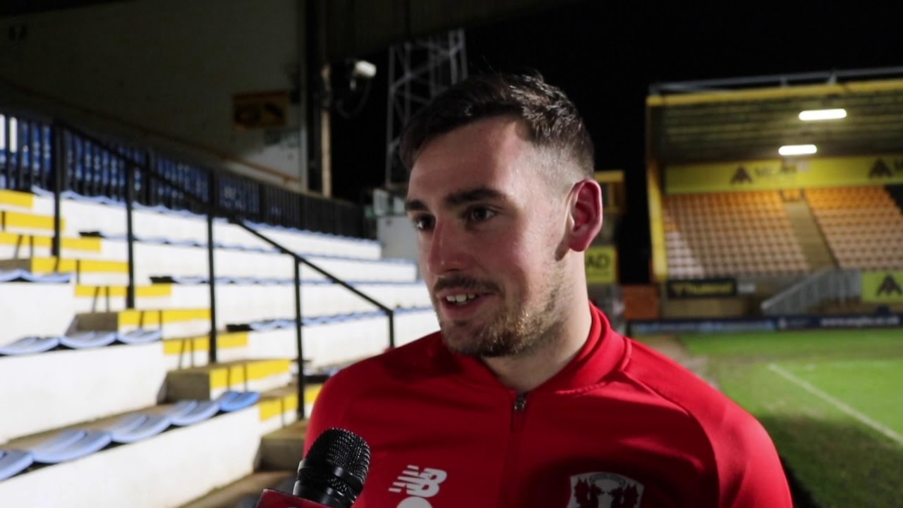 Sam Sargeant following the 2-3 win over Cambridge United - YouTube