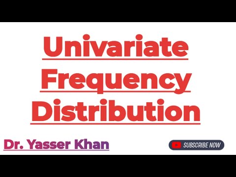 Univariate Frequency Distribution | Frequency Distribution | Types Of ...