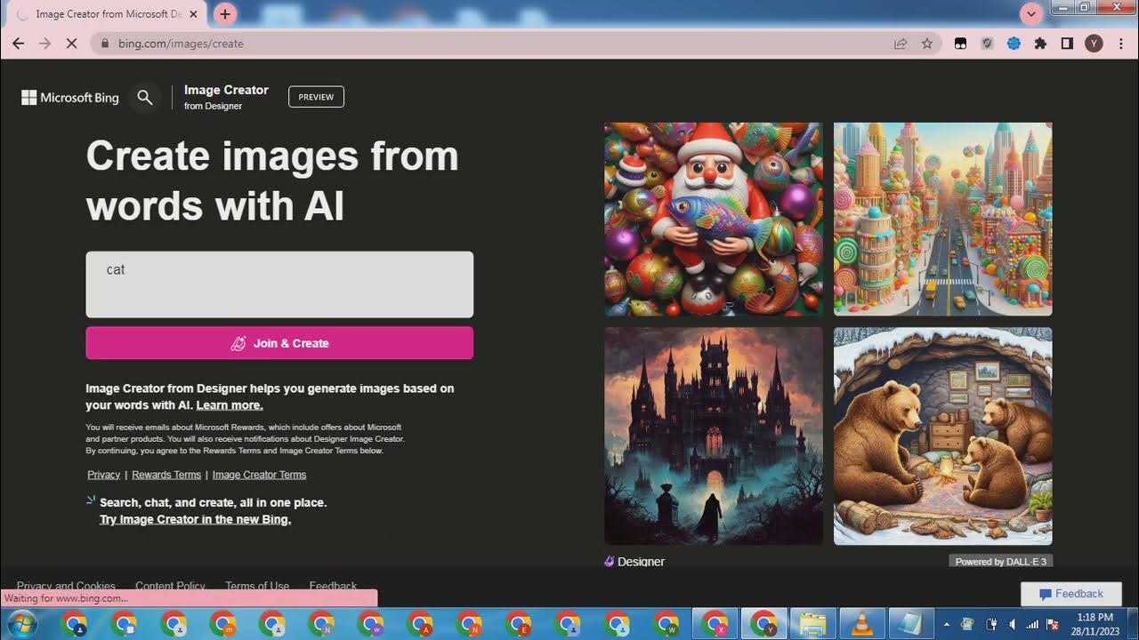 Website AI Pembuat Gambar - Bing Image Creator - YouTube