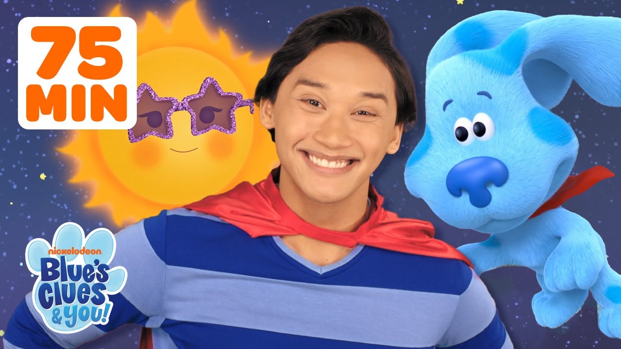 Blue and Josh Skidoo to Outer Space & Play Games! 🪐 | 75 Minutes | Blue ...