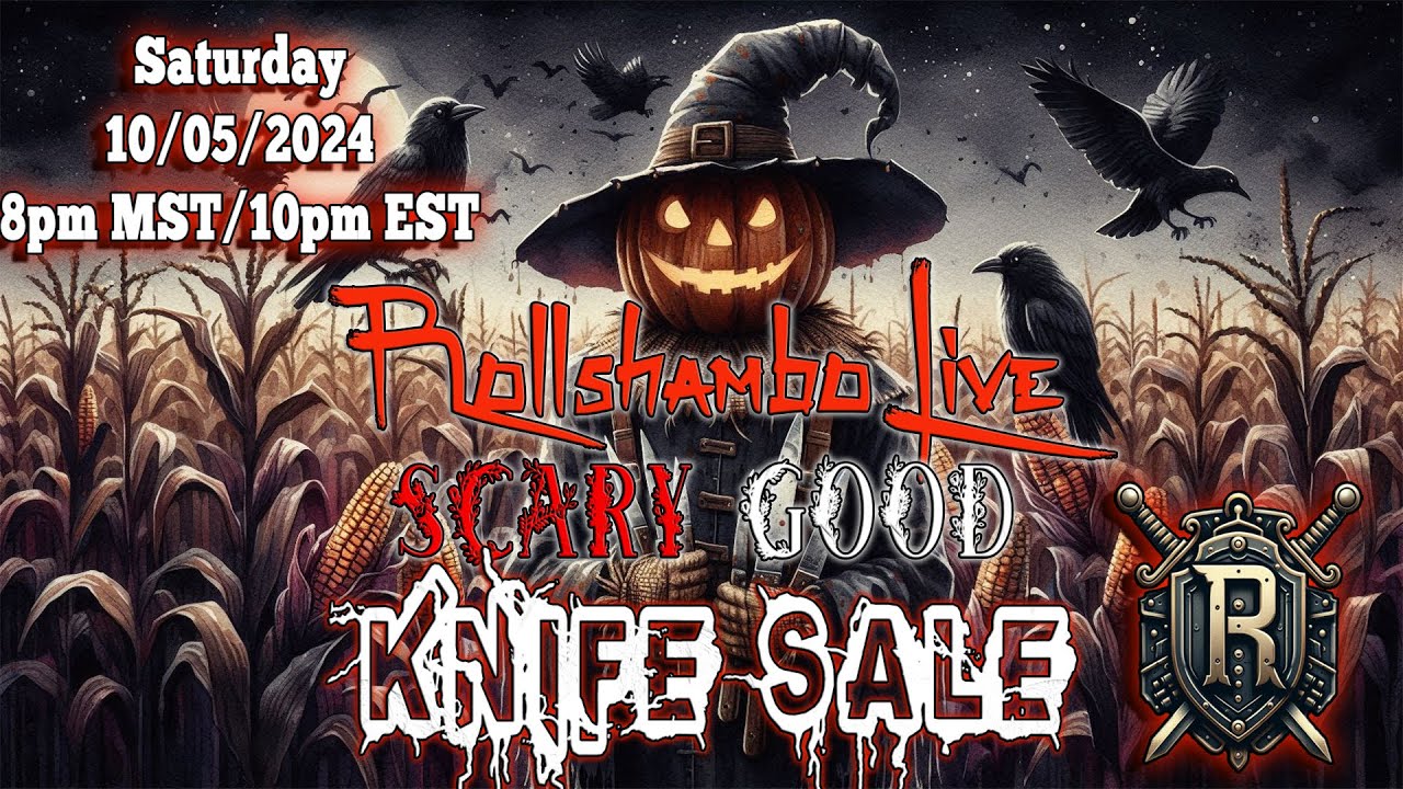Rollshambo EDC's SCARY GOOD Knife Sale - LIVE! - YouTube