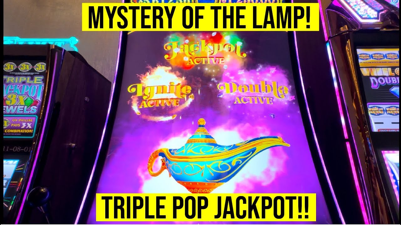 MYSTERY OF THE LAMP SLOT JACKPOT! POPPED ALL 3 TWICE! - YouTube