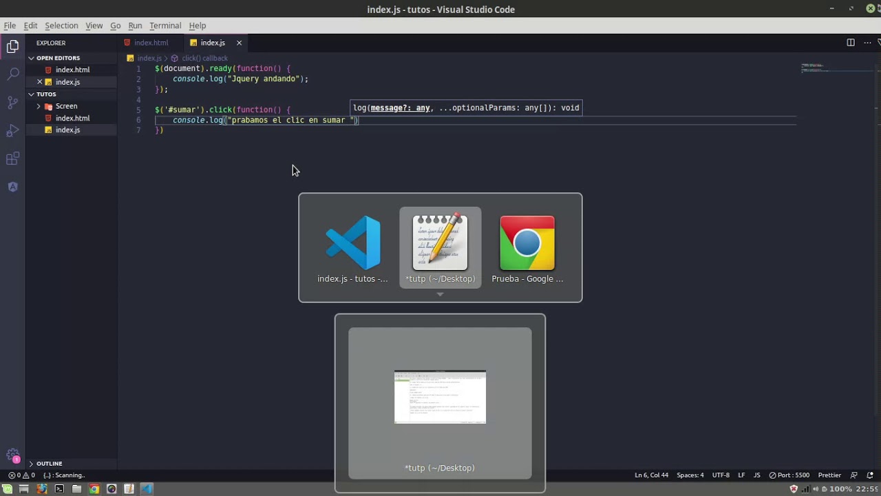 Sumar dos números en Javascript - YouTube
