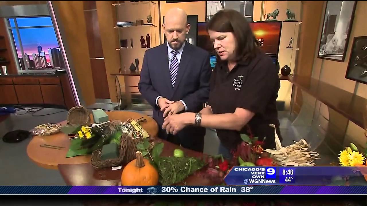 Tips on building a cornucopia centerpiece - YouTube