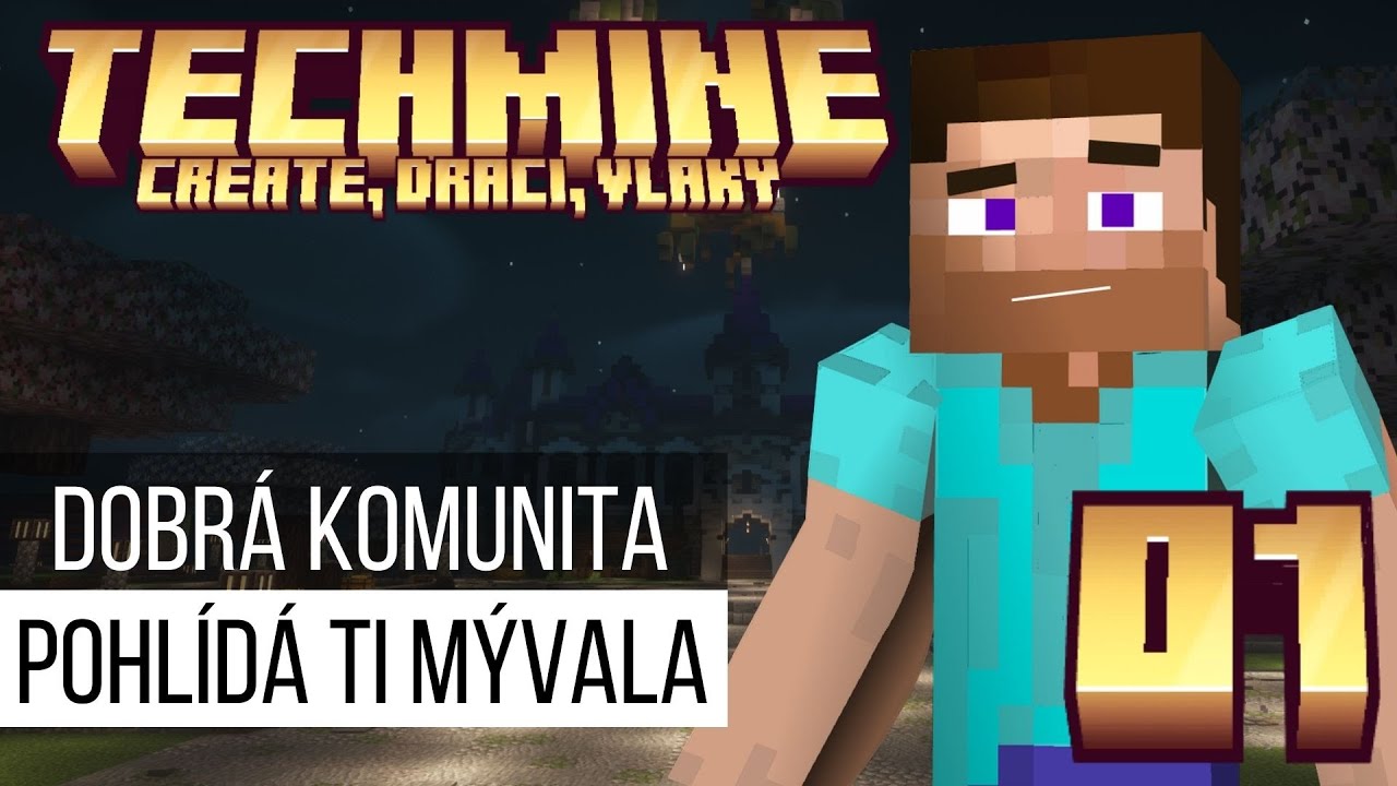 TECHMINE | Herní série na servru z Majnr + modpackem a spoutu dalších. - YouTube