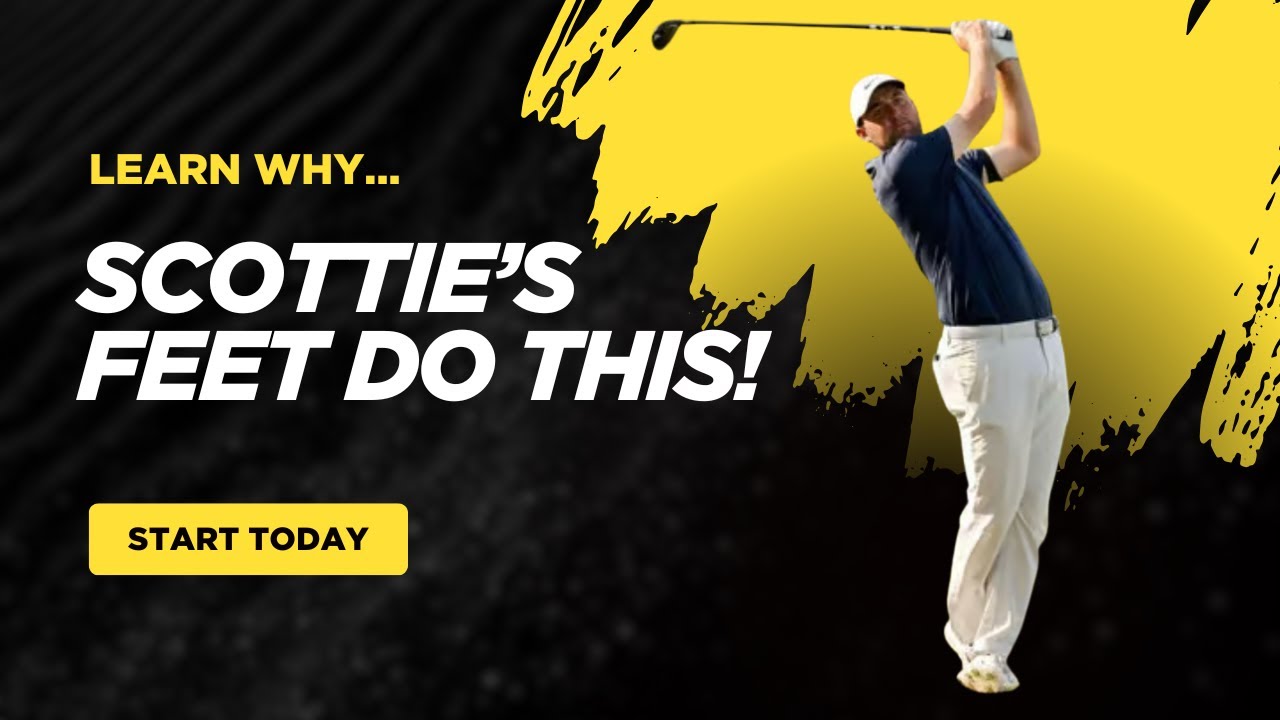 Scottie Scheffler Footwork - YouTube