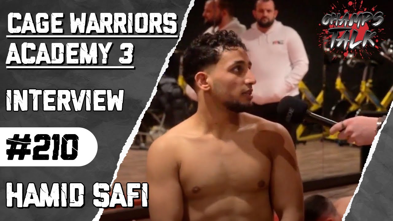 Hamid Safi | Interview | Cage Warriors Academy 3 - YouTube
