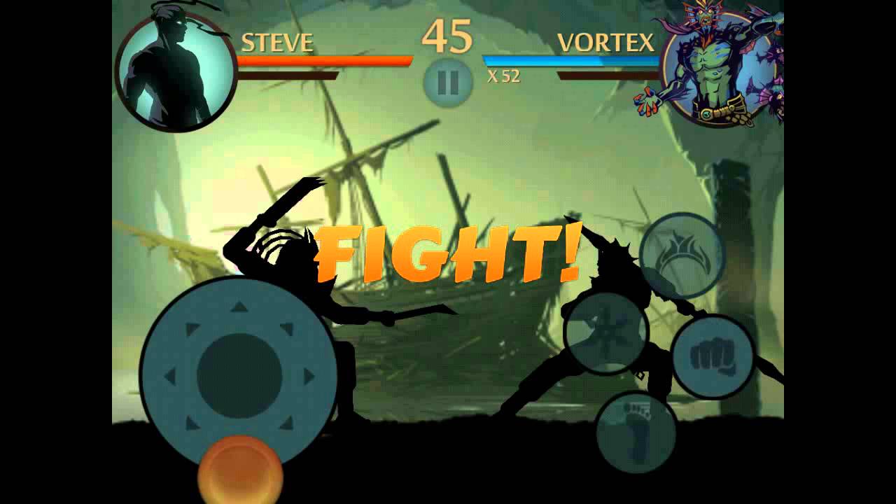 Shadow fight 2 fighting Vortex - YouTube