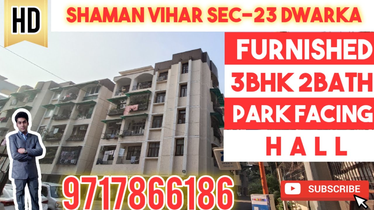 Shaman Vihar Apartments Sec-23 Dwarka | Furnished 3Bhk Flat In Dwarka | @PropertyPandit ...