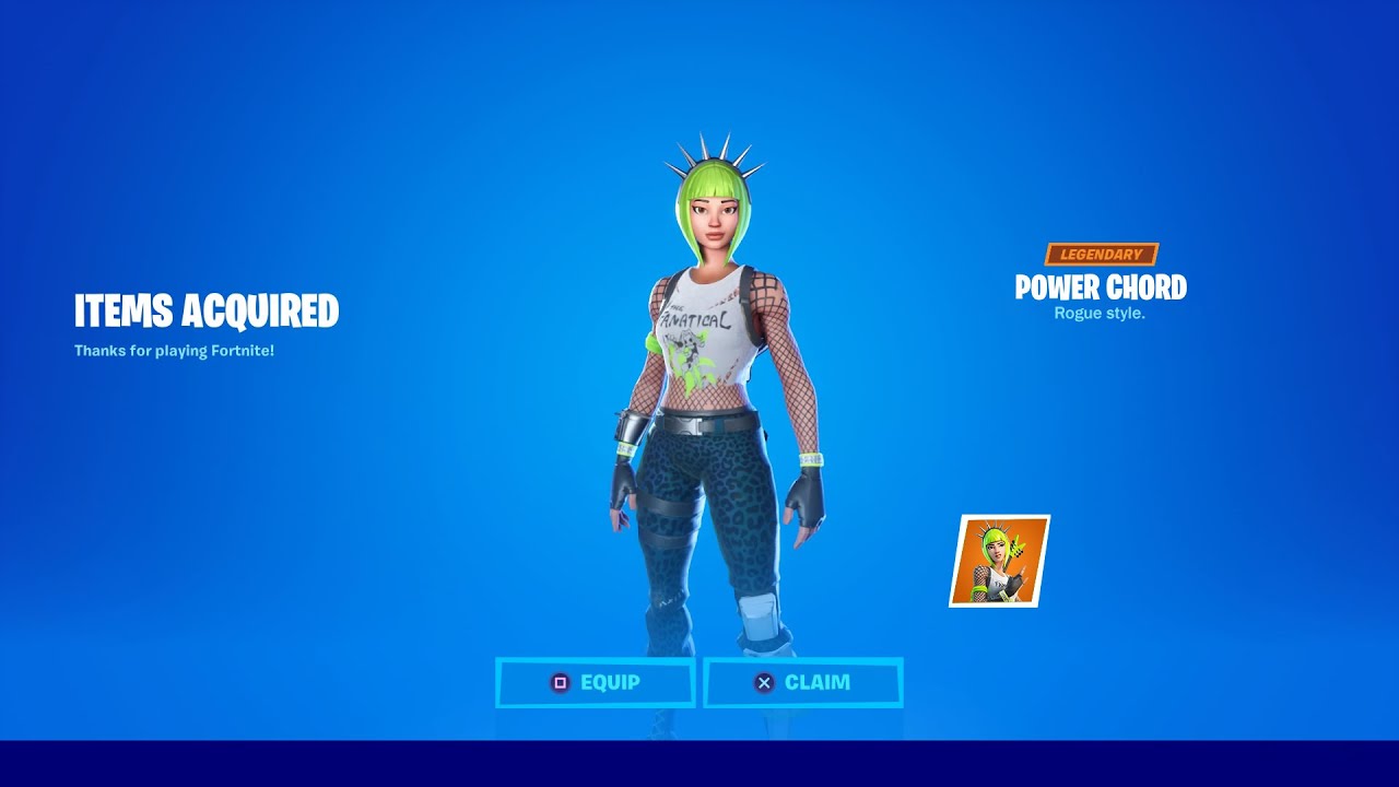 HOW TO UNLOCK NEW POWER CHORD ROGUE STYLE IN FORTNITE! - YouTube