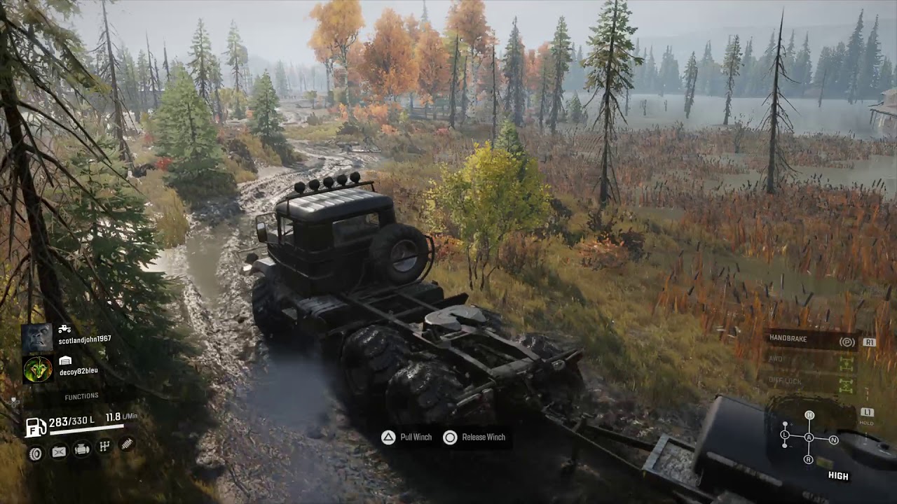 SnowRunner - Tayga 6436 Getting Work Done in Island Lake, Michigan ...