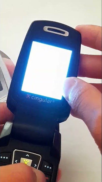 Samsung SGH-D407 (Cingular) Startup and Shutdown - YouTube