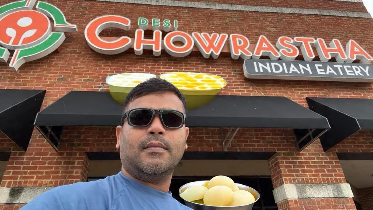 Unlimited breakfast in Desi Chowrastha, Indianapolis, Indiana. - YouTube
