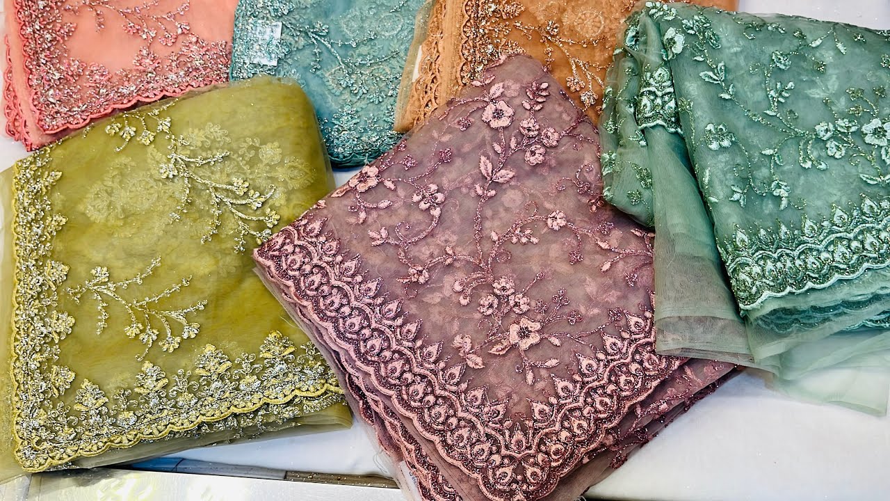 fancy designer net saree designs | indian saree | net saree | chiffon ...