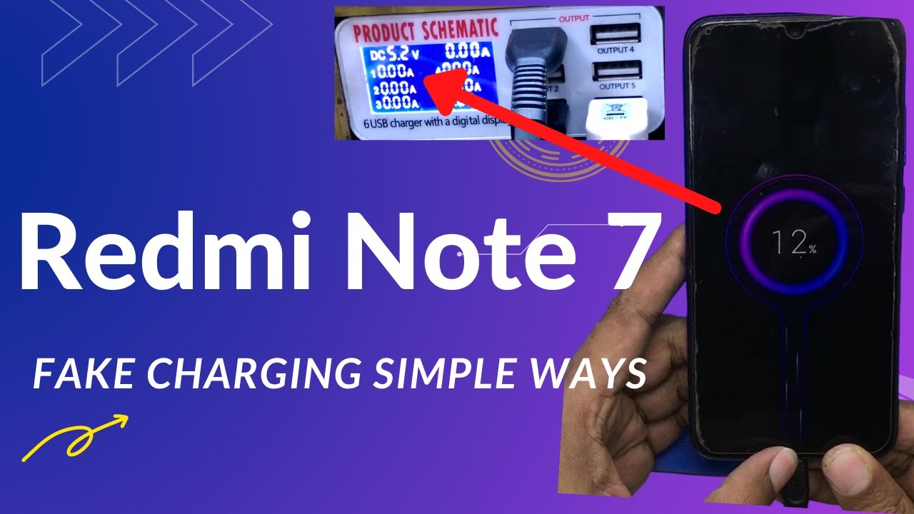 Redmi Note 7 Fake Charging | Redmi Note 7 Fake Charging Simple ways ...