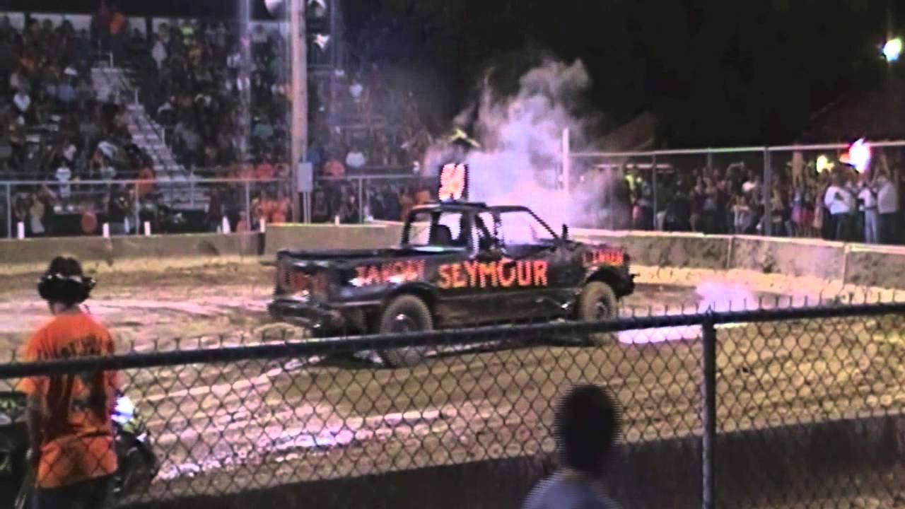 2013 Monroe County Fair Compact Truck Derby - YouTube
