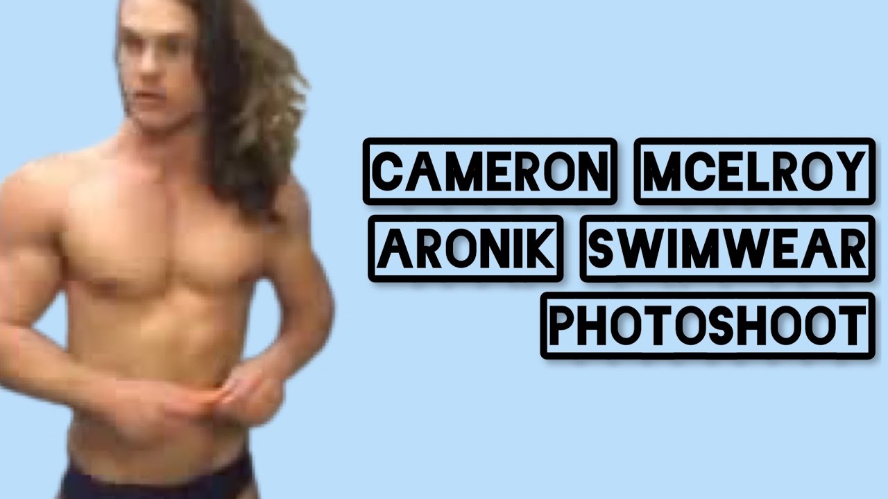 Cameron McElroy Aronik Swimwear Photoshoot - YouTube