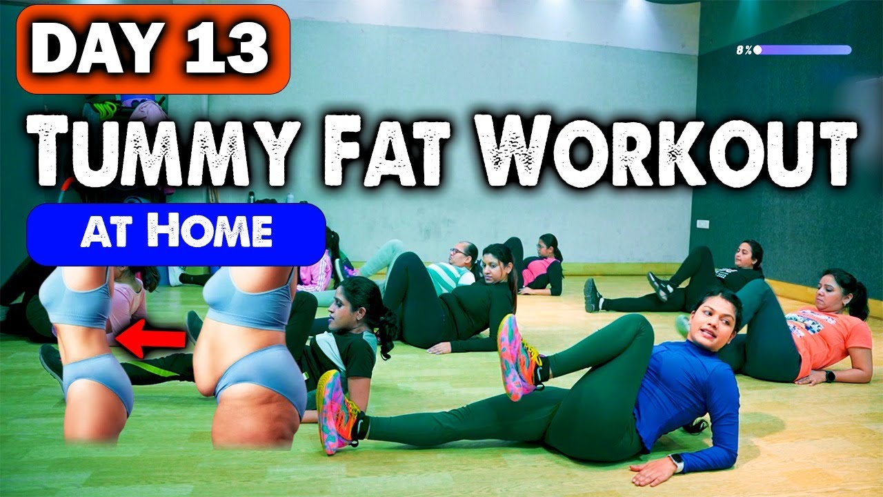 Day 13: Belly Workout Class | Lose 10kg at home | 25 Days Weight Loss ...