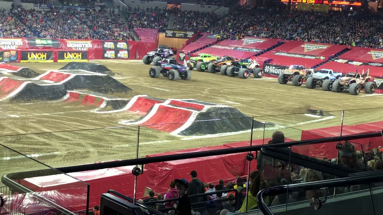 Indianapolis Monster Jam Over Bored 2 Wheel 2019 - YouTube