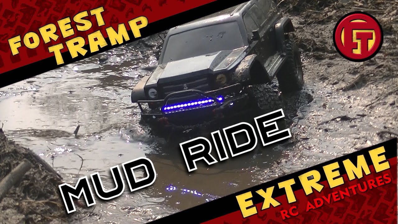 Forest tramp RC OFF ROAD mud ride - YouTube