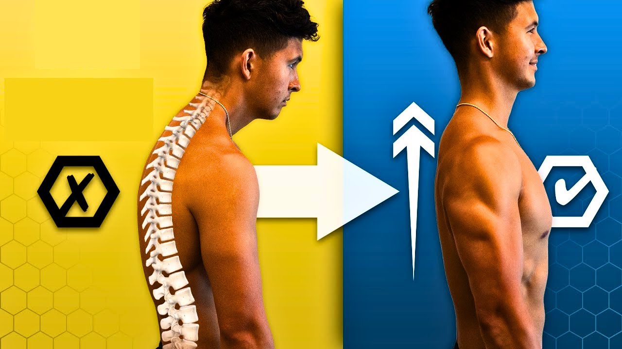 Como Corrigir a Postura Corcunda pra SEMPRE em Casa (5 Exercícios ...