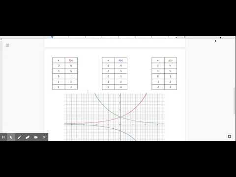 Algebra Lesson 4 Video 1 Exponential Functions Reflections - YouTube