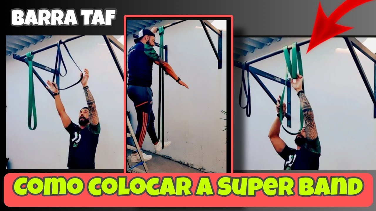 Como Colocar a Super Band de Forma Segura e Eficiente para Treinos na Barra Fixa para o TAF ...