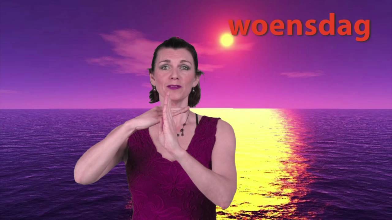 Gebaar: woensdag - YouTube