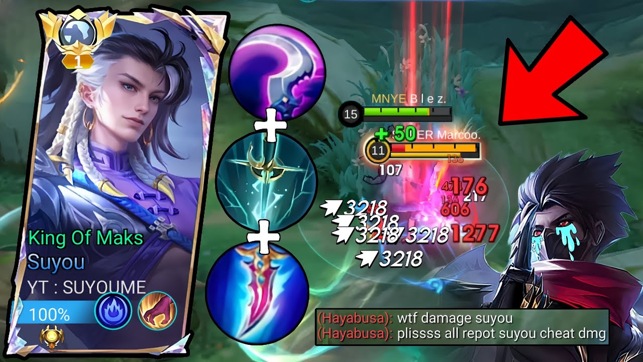 SUYOU NEW ONESHOT BUILD IS FINALLY HERE!! BEST 1 HIT BUILD SUYOU 2024 ...