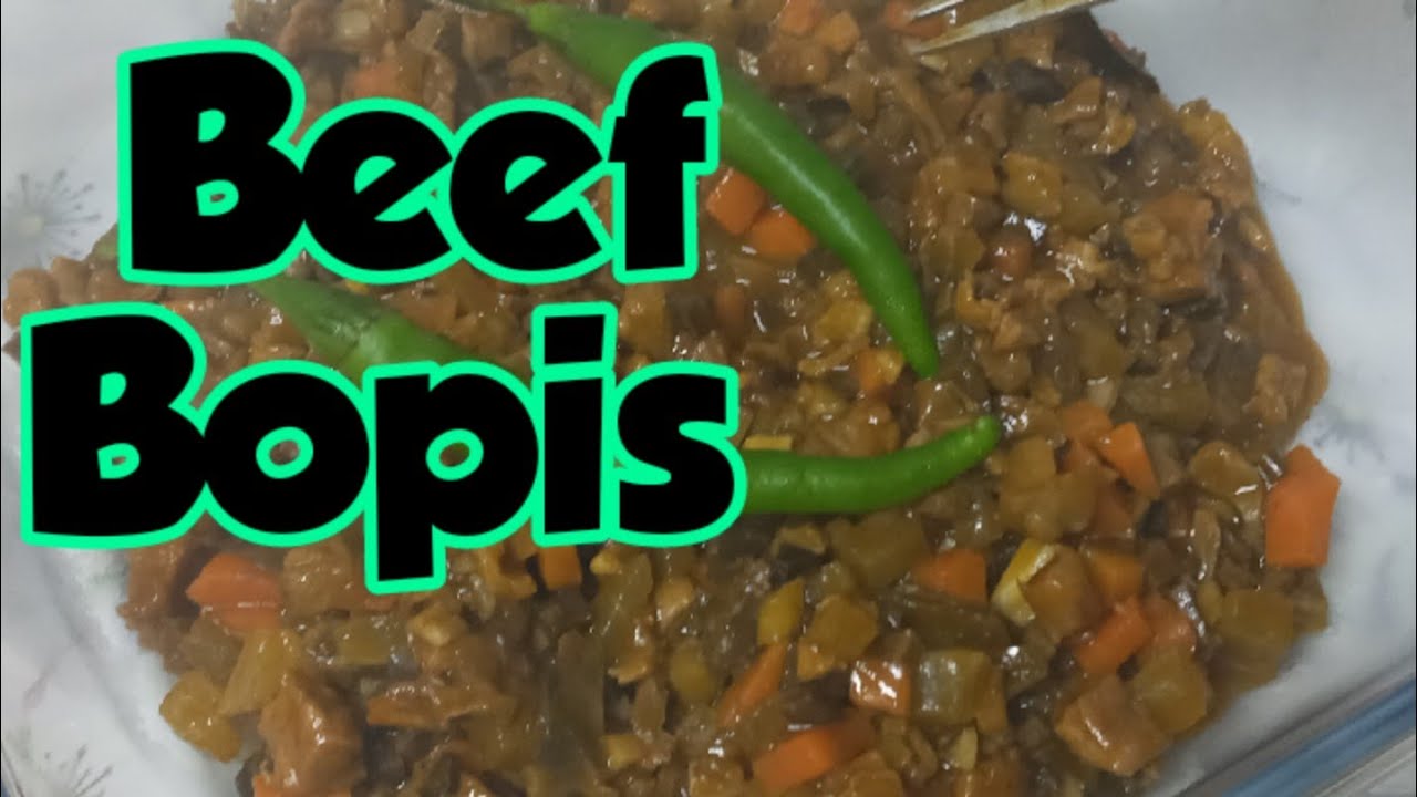 Beef bopis resiping pinoy/easy recipe - YouTube
