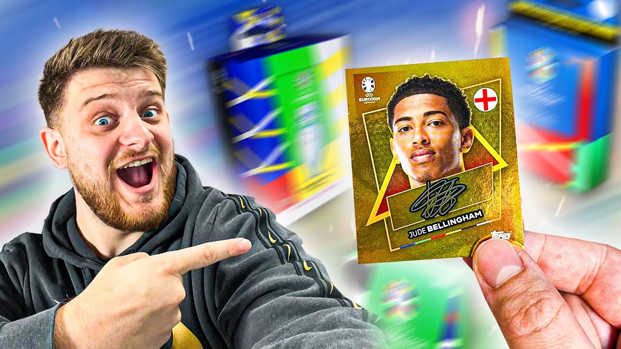 I PACKED an *INSANE* JUDE BELLINGHAM SIGNATURE STICKER! (Euro 2024 ...