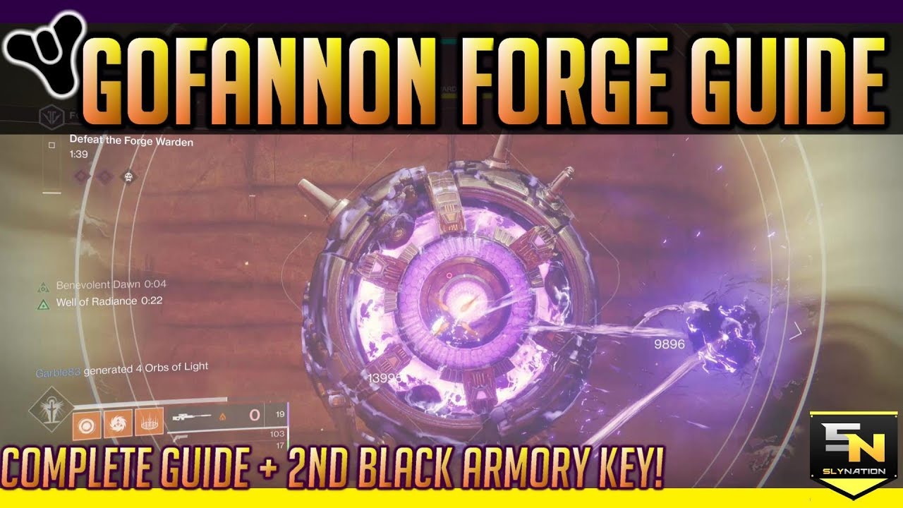 Destiny 2 | Gofannon Forge Guide & 2nd Black Armory Key - YouTube