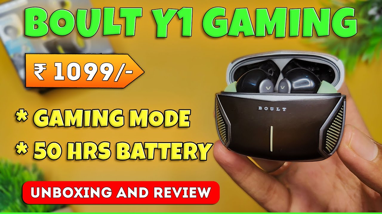 Unleash Your Game with Boult Y1 Gaming Earbuds - Best Gaming TWS at Rs ...