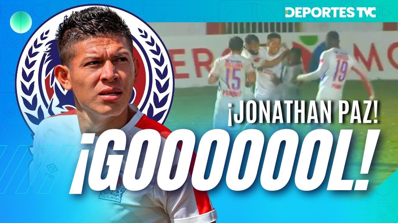 Gol de Jonathan Paz, permite que Olimpia logre tomar la ventaja ...