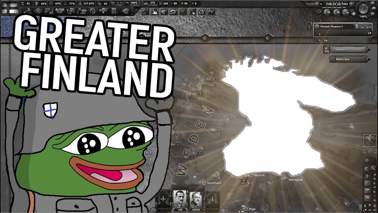 FORMING GREATER FINLAND In Hoi 4 Kaiserreich - YouTube